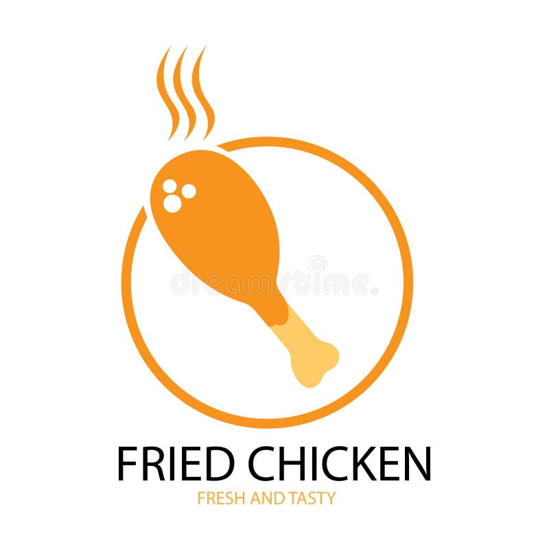 Chicken, Fried Chicken Illustration Logo Vector Stock Vector ...