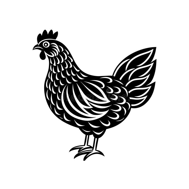 Chicken graphic vector EPS stock vector. Illustration of chickens ...