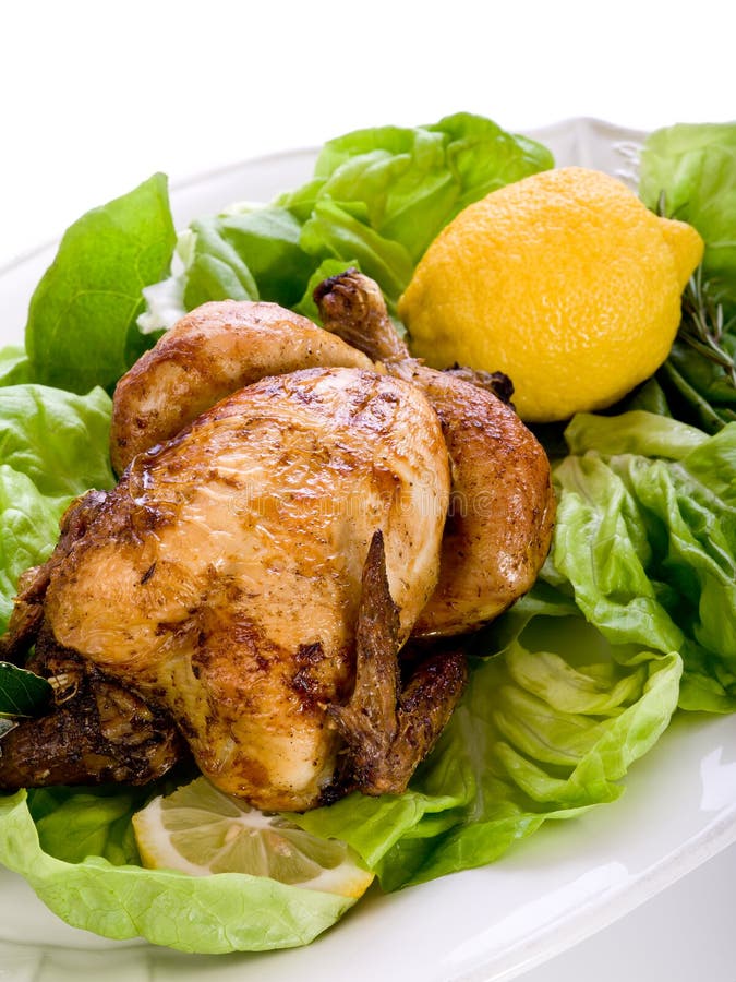Grilled Chicken Dinner Plate Stock Photo - Image of cooking, chicken ...