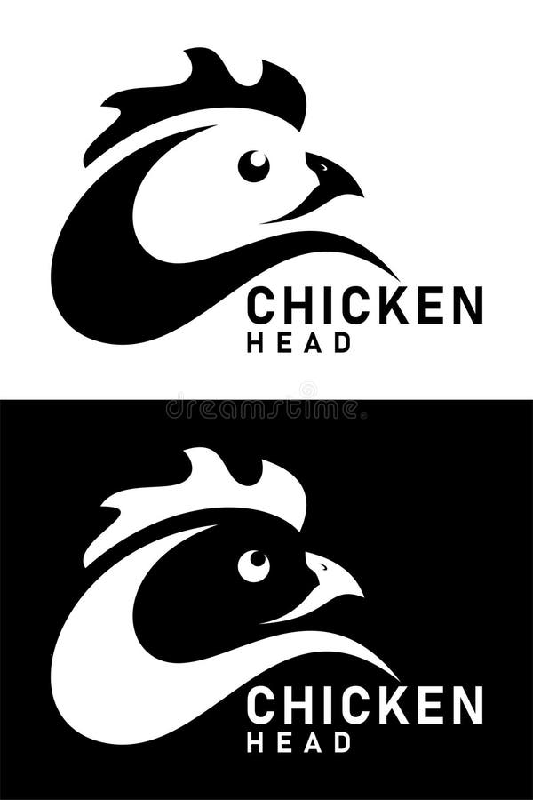 Chicken Head Logo Design Vector Stock Vector - Illustration of fried ... Chicken Head Logo Design Vector Stock Vector - Illustration of fried ...