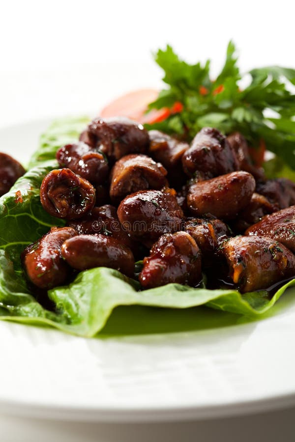 Chicken Heart stock image. Image of appetizer, cooked - 44400309