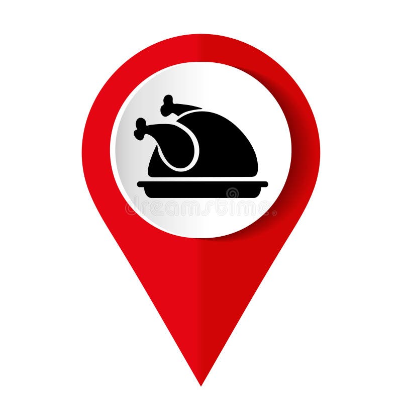 Chicken Icon, Chicken Dish Vector, Chicken Vector, Chicken on Plate ...