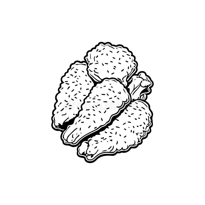 Chicken Icon Hand Draw Black Thanksgiving Colour Logo Symbol Perfect ...