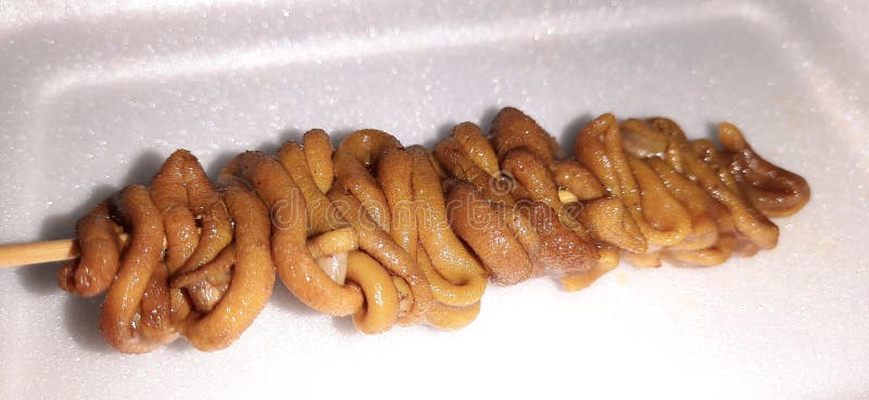 Chicken Intestines Food Asian Stock Image - Image of meal, cuisine ...