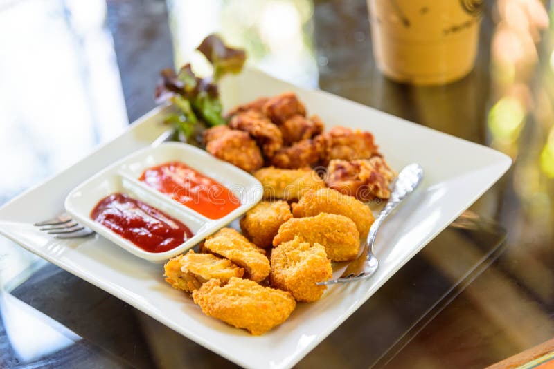 Chicken Karake Dish, Japanese Fried Chickens Stock Photo - Image of ...