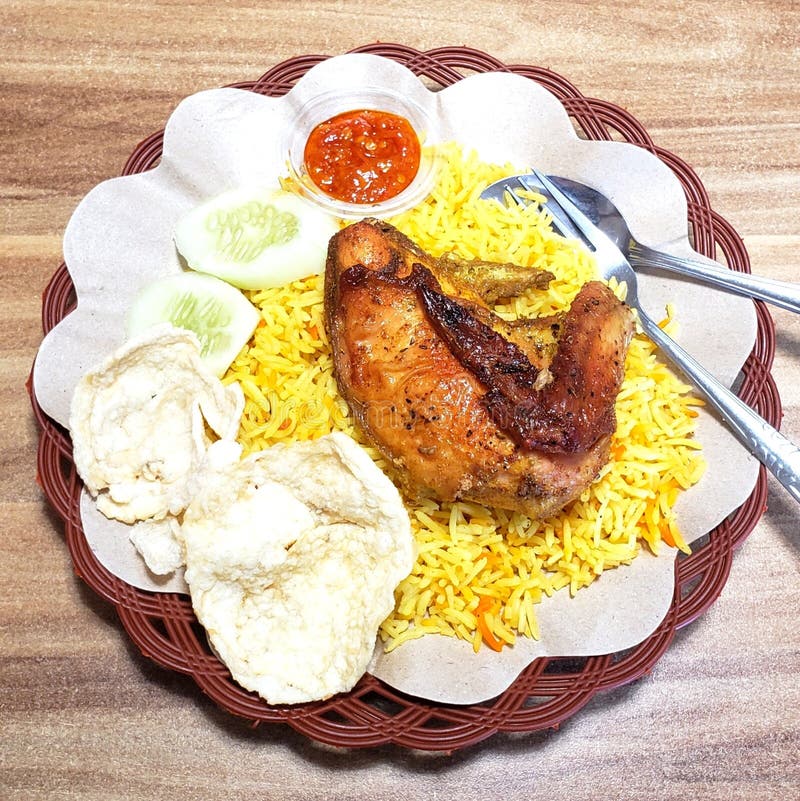 Chicken kebuli rice stock photo. Image of chicken, foodphotography ...