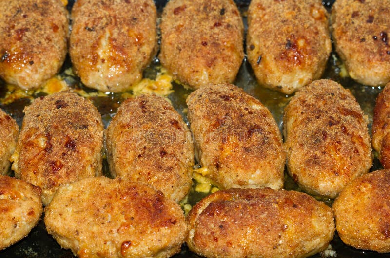 Chicken Kiev cutlets stock photo. Image of cheese, oven - 39691726