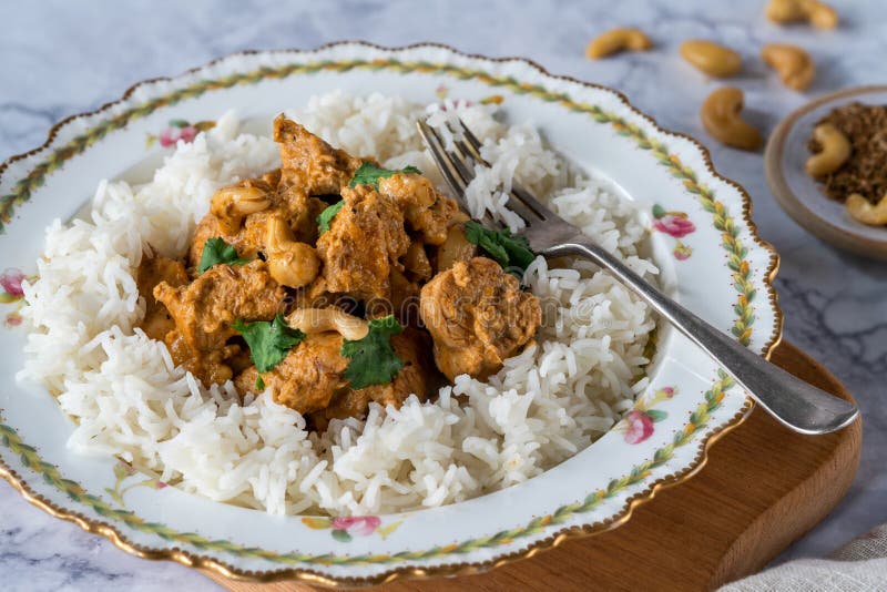 Chicken korma curry stock image. Image of dish, fresh - 248823721