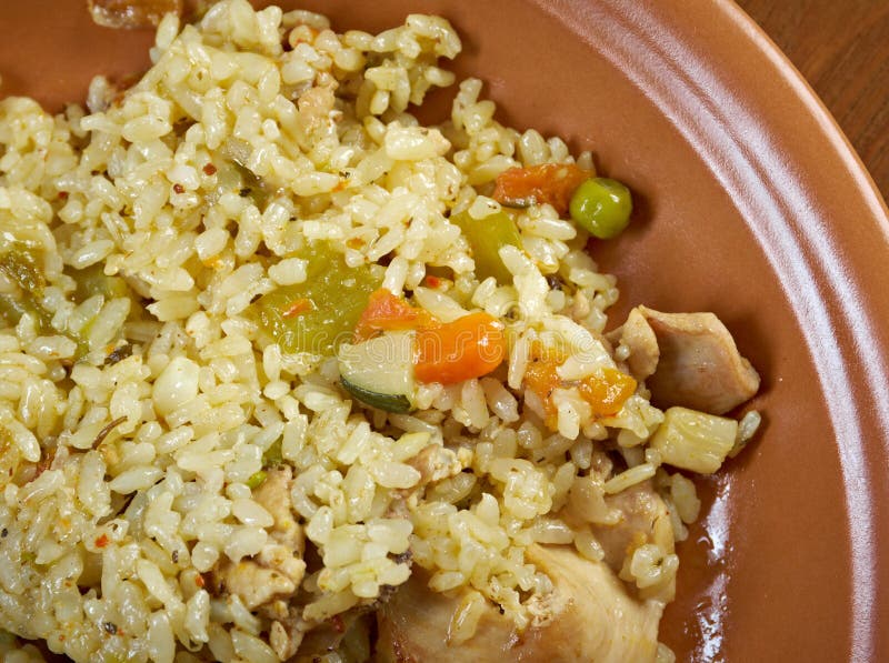 Chicken l pilaf stock image. Image of pilaf, chicken - 31535663