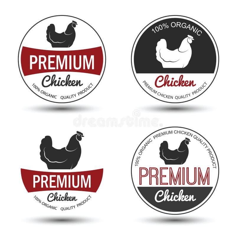 Chicken label stock vector. Illustration of symbol, bird - 72991290