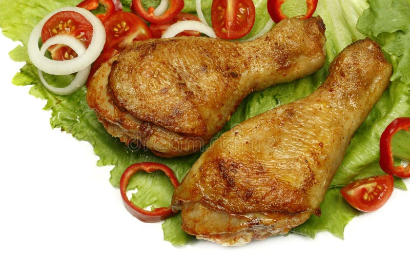 Chicken leg stock image. Image of snack, gourmet, dinner - 10909843