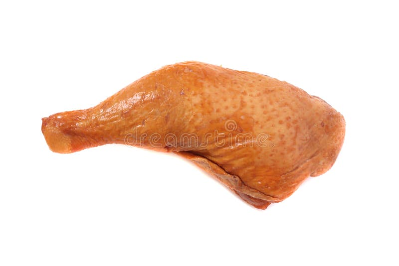 Cooked chicken leg stock image. Image of flesh, snack - 5409713