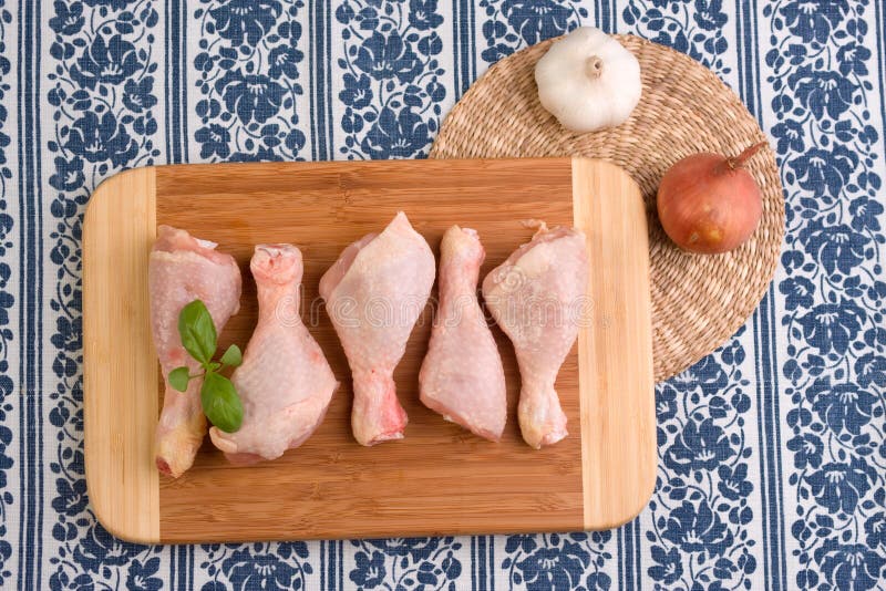 Chicken leg pieces stock photo. Image of delicious, kitchen - 6334238