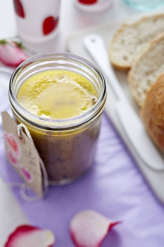 Chicken liver pate gift stock photo. Image of dinner - 88701468