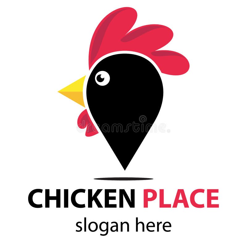 Chicken logo design simple stock illustration. Illustration of animal ...