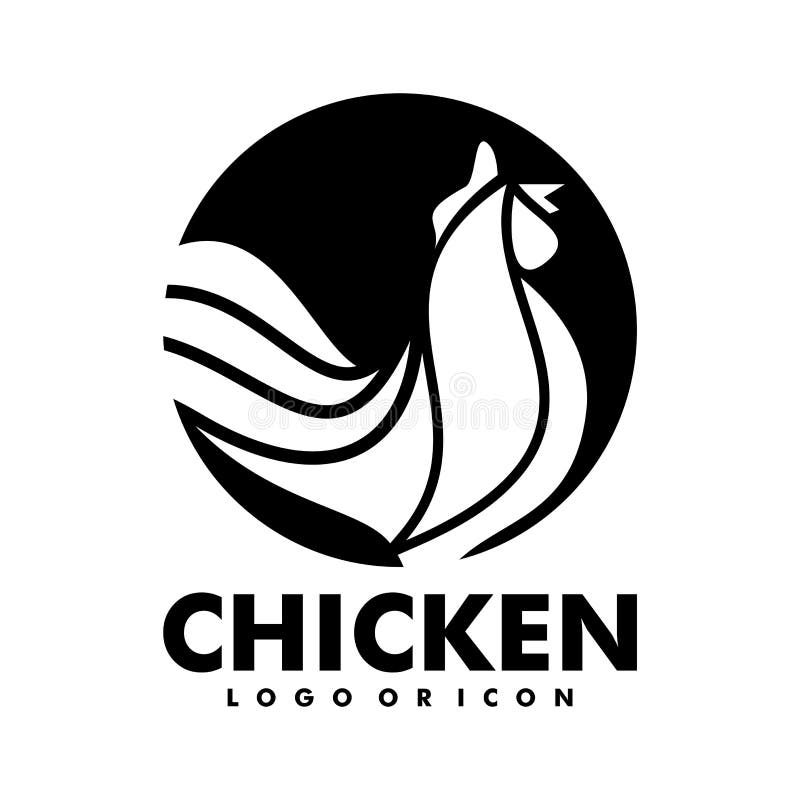 Chicken logo icon design stock vector. Illustration of rooster - 232443655