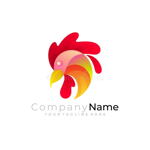 Chicken Logo Template, Broilers Icons, Rooster Design Vector Stock Vector - Illustration of ...