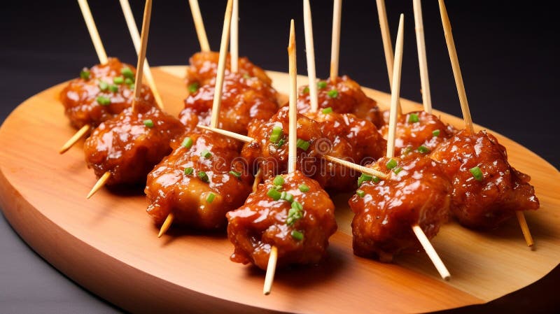 Chicken Lollipops stock illustration. Illustration of drumstick - 281164927