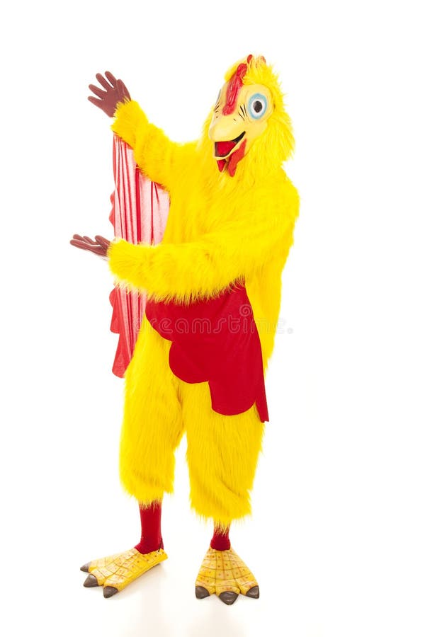 Chicken Man Presents stock photo. Image of animal, chicken - 10876216