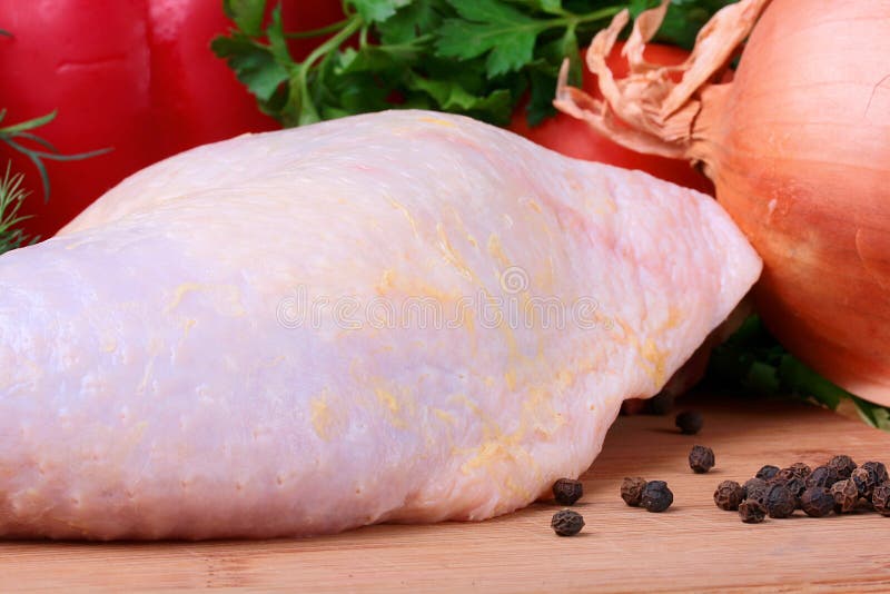 Chicken meat stock image. Image of parsley, prepare, onions - 12992335