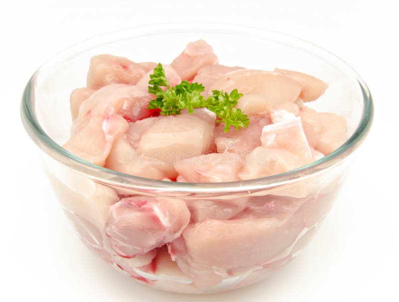 Pieces of meat stock image. Image of slice, carniolan - 259059803