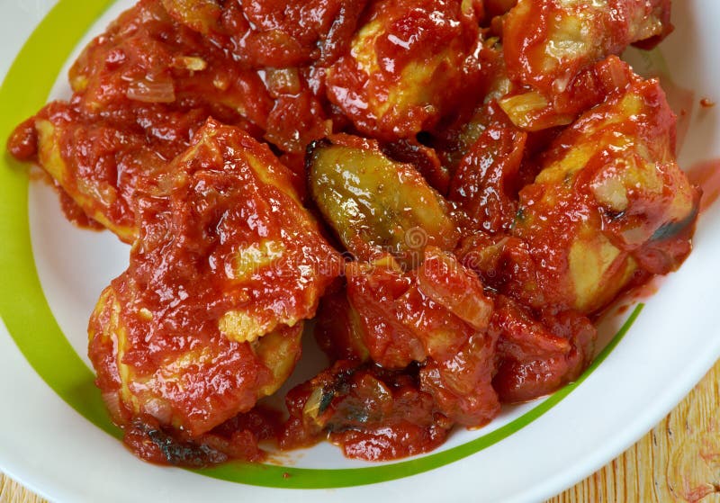 Chicken Moambe stock photo. Image of meal, curry, africa - 85710728