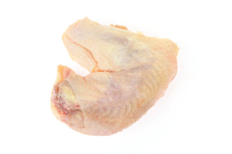 Chicken Neck on White Background Stock Photo - Image of stores, diet ...