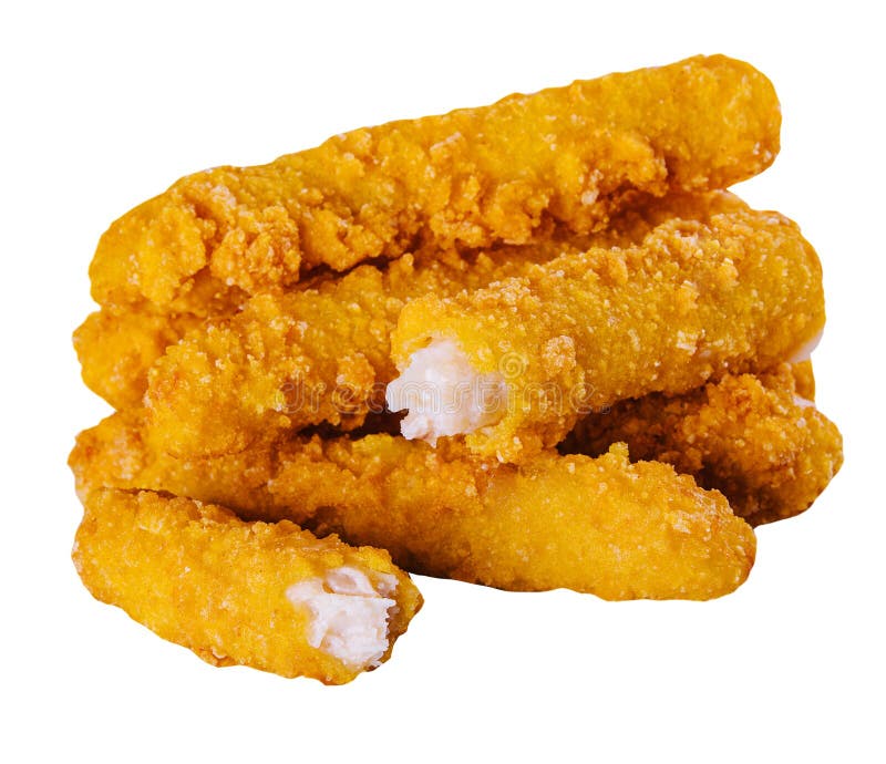 Chicken Nugets Isolated on White Stock Image - Image of dish, american ...