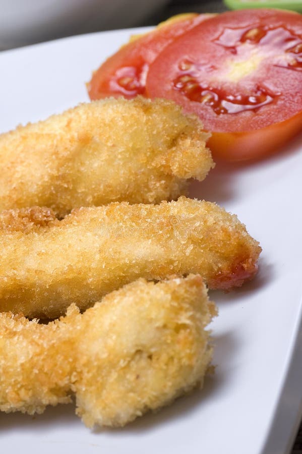 Chicken nugget stock photo. Image of meal, plate, home - 25474212