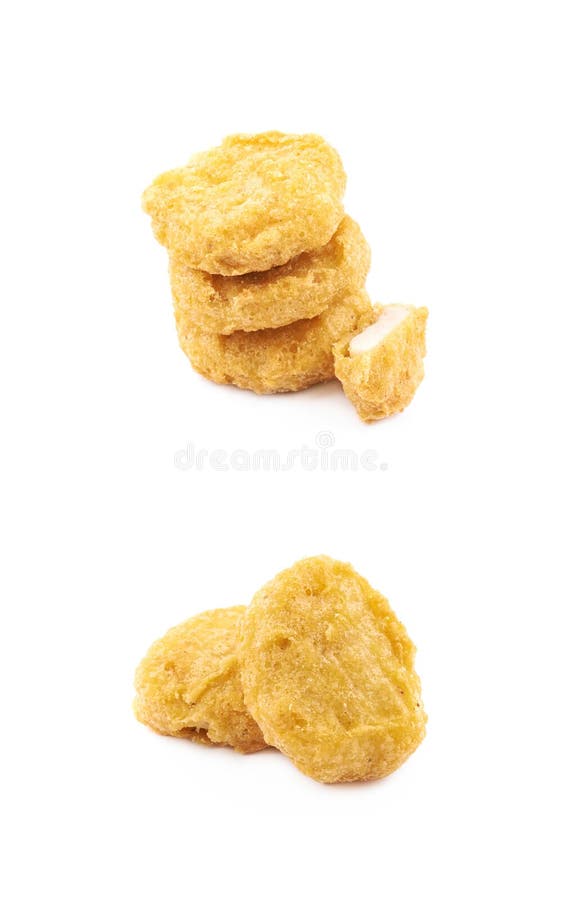 Chicken Nugget Composition Isolated Stock Image - Image of calories ...