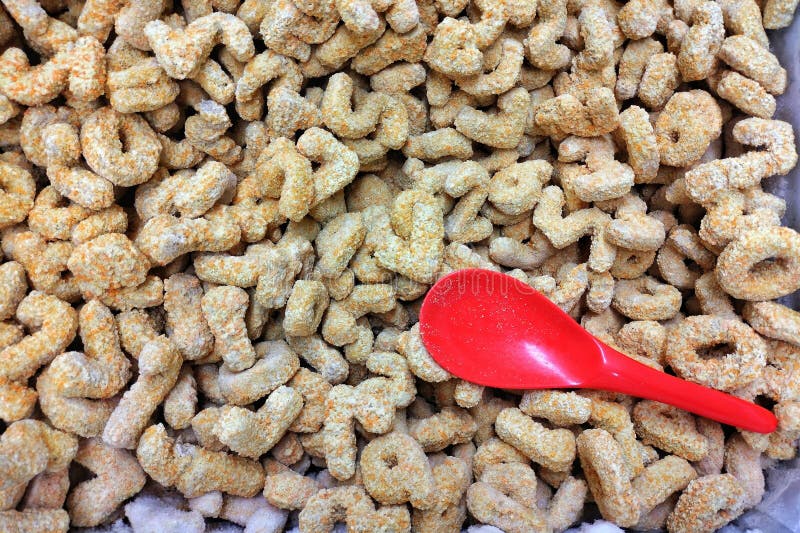 Chicken Nuggets with Alphabet Shape Stock Image - Image of nuggets ...