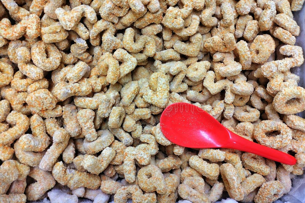 Chicken Nuggets with Alphabet Shape Stock Image - Image of nuggets ...