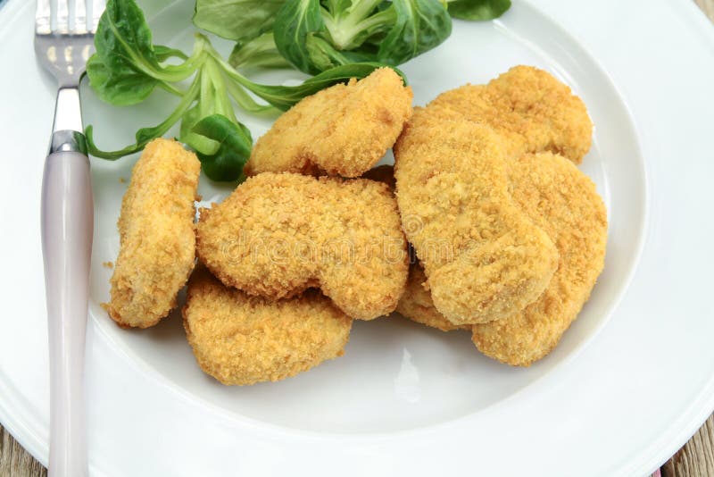 Chicken nuggets stock image. Image of restaurant, nuggets - 164674279