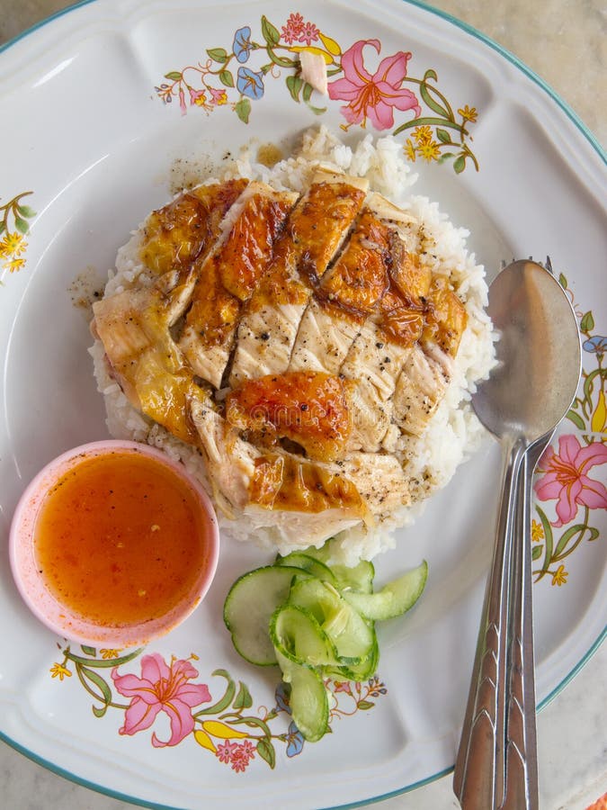 Chicken over rice stock photo. Image of chicken, style - 22664806