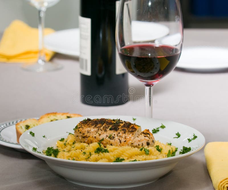 Garlic Parmesan Chicken Pasta Recipe Cozy Cook Stock Photos - Free ...