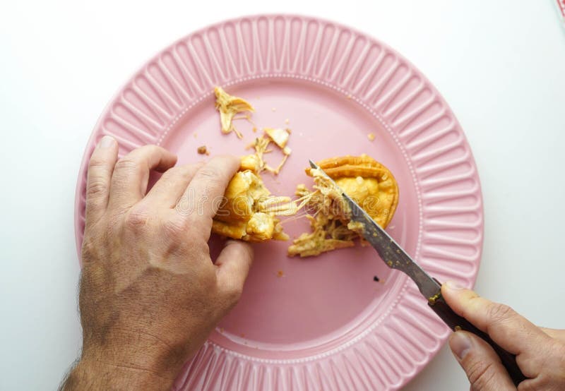 Chicken patty cut in half stock image. Image of appetizer - 240117189