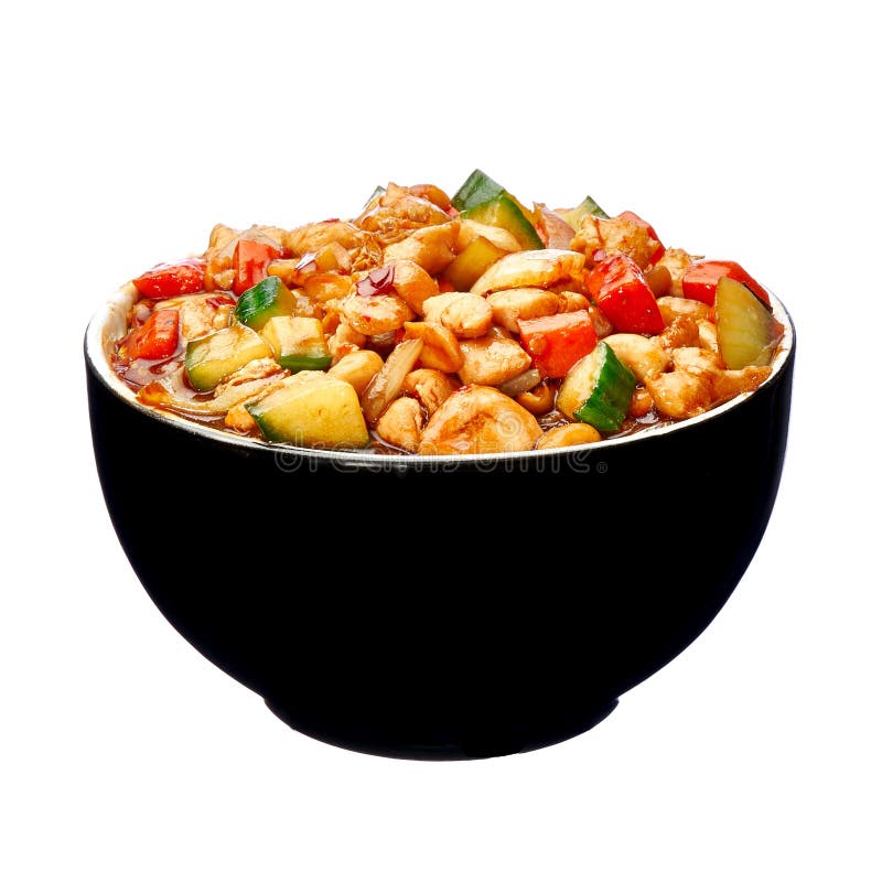 Chicken with Peanuts Gon Bao Stock Photo - Image of paprika, meal: 67462736