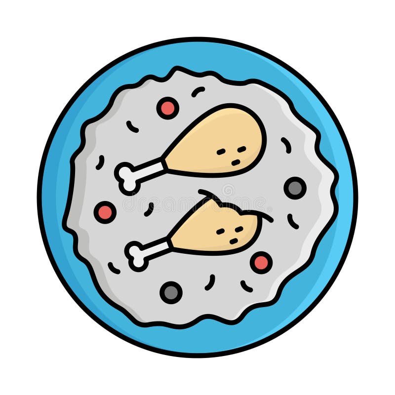 Chicken Piece Isolated Vector Icon that Can Be Easily Modified or ...