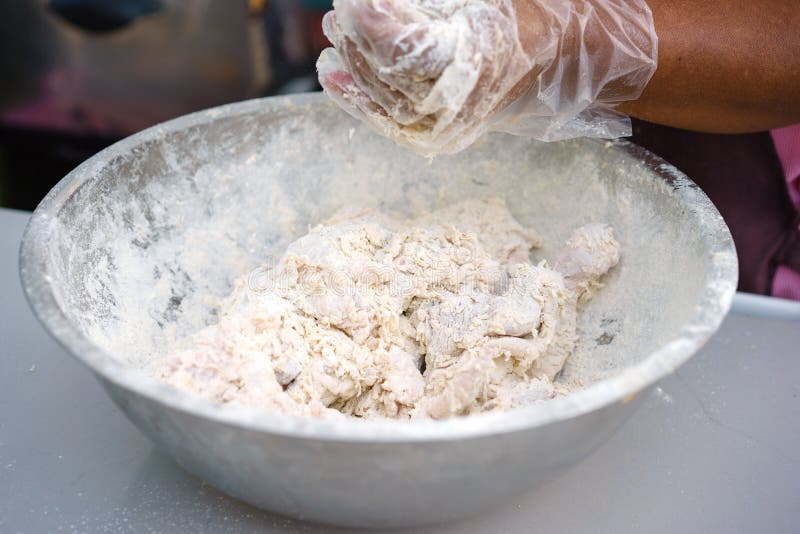 Chicken Pieces Mix Flour Plate Stock Photos - Free & Royalty-Free Stock ...