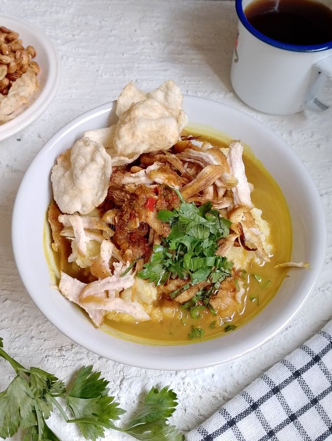 Chicken Porridge on the Dining Table? Stock Image - Image of chicken ...