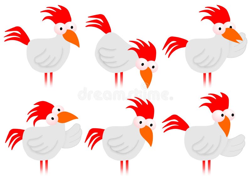 Pecking Chicken Stock Illustrations – 333 Pecking Chicken Stock ...