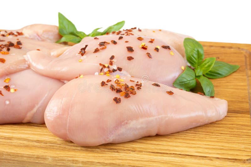 Chicken poultry fillets stock image. Image of spice - 302277707