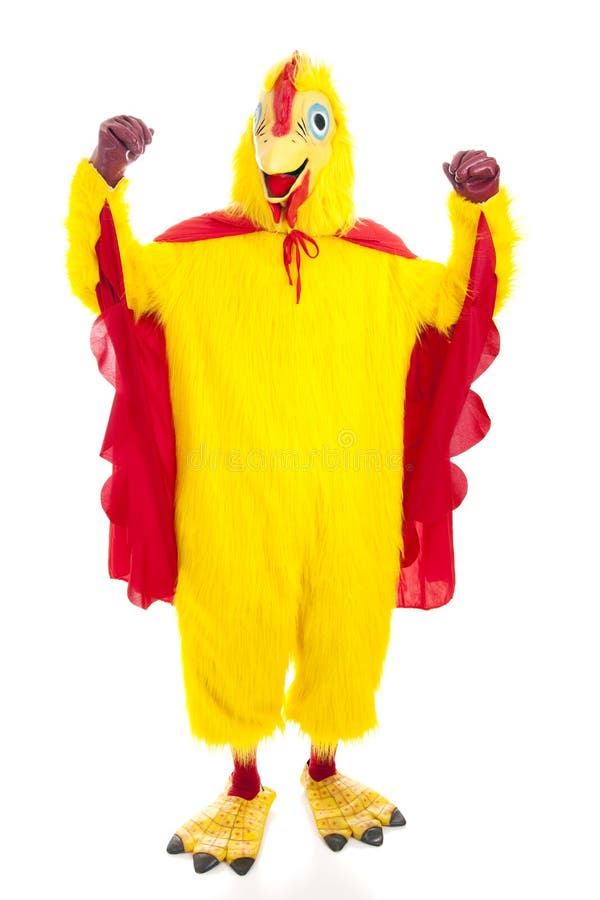 Chicken Power stock image. Image of costume, isolated - 11670757