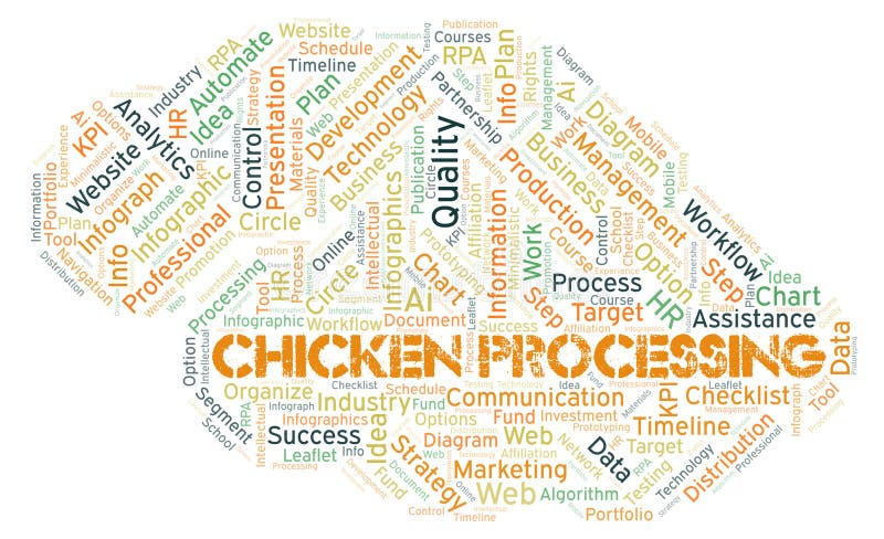Chicken Processing Stock Illustrations – 981 Chicken Processing Stock ...