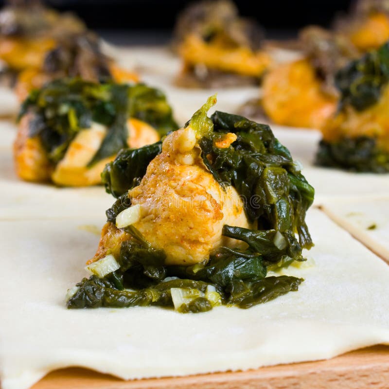 Chicken in puff pastry stock photo. Image of lunch, cooked - 30837564