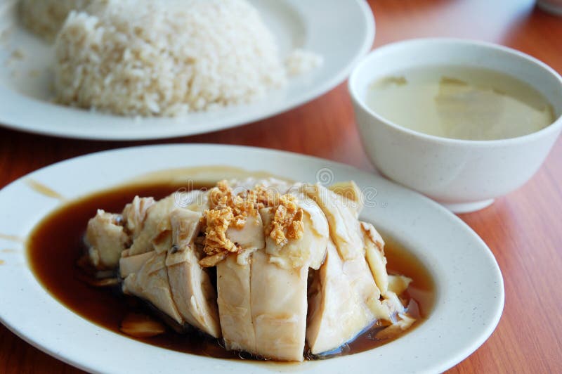 Chicken rice stock image. Image of soup, chicken, table - 14431807