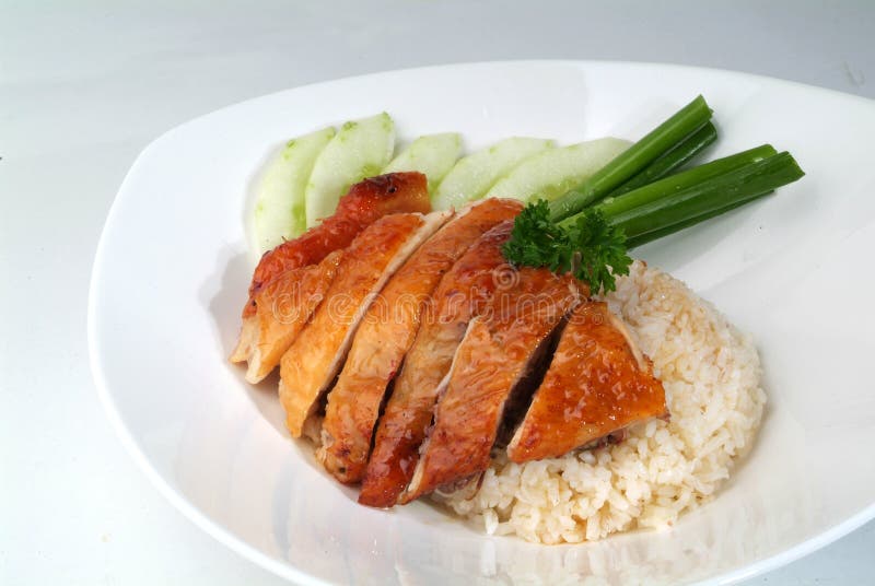 Chicken rice stock image. Image of cooking, fresh, healthy - 18288207