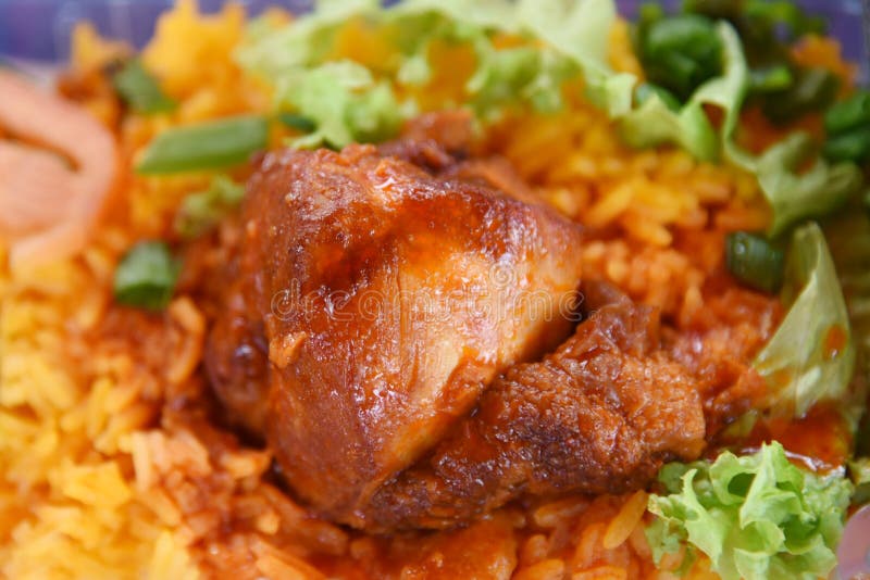 Chicken Rice stock photo. Image of chicken, asian, delicious - 138190066