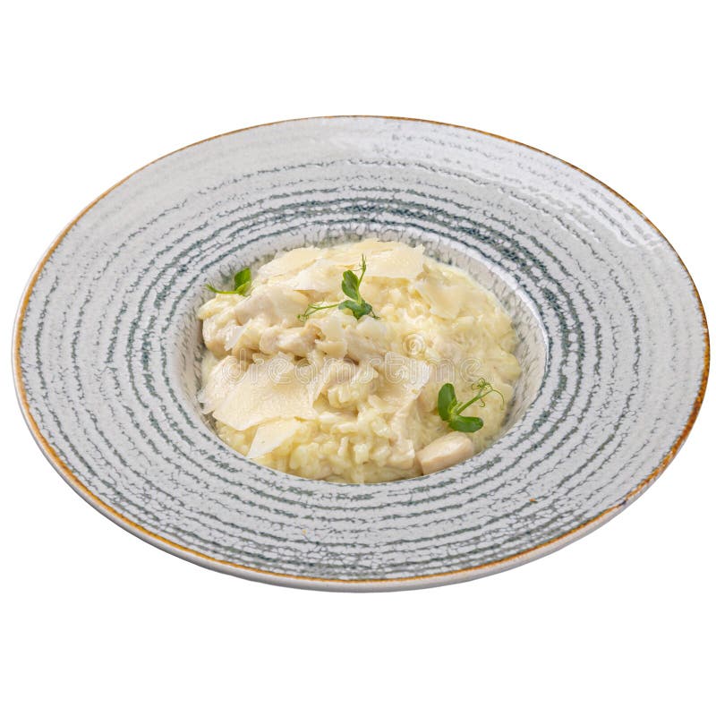 Chicken Risotto with Parmesan Stock Image - Image of delicious, concept ...