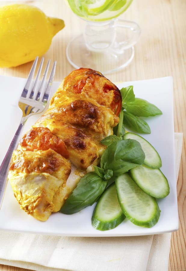 Chicken roll stock photo. Image of pistachio, chicken - 23473986